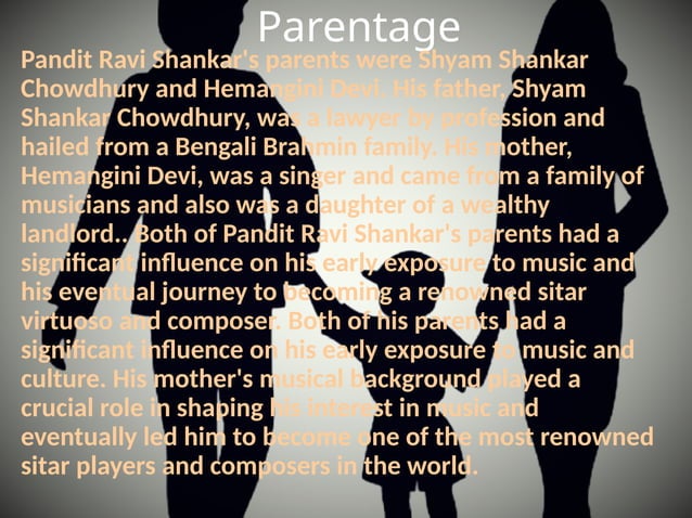 Pandit Ravi Shankar[1].pptx class9 english | PPTX | World/International Music | Music