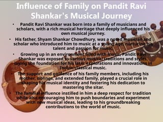 Pandit Ravi Shankar[1].pptx class9 english | PPTX | World/International Music | Music