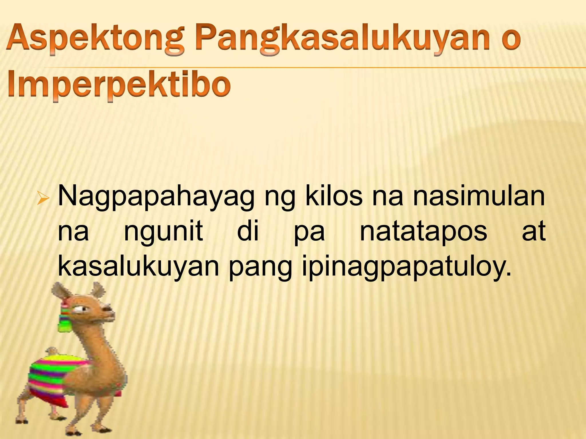 Aspekto ng Pandiwa | PPTX