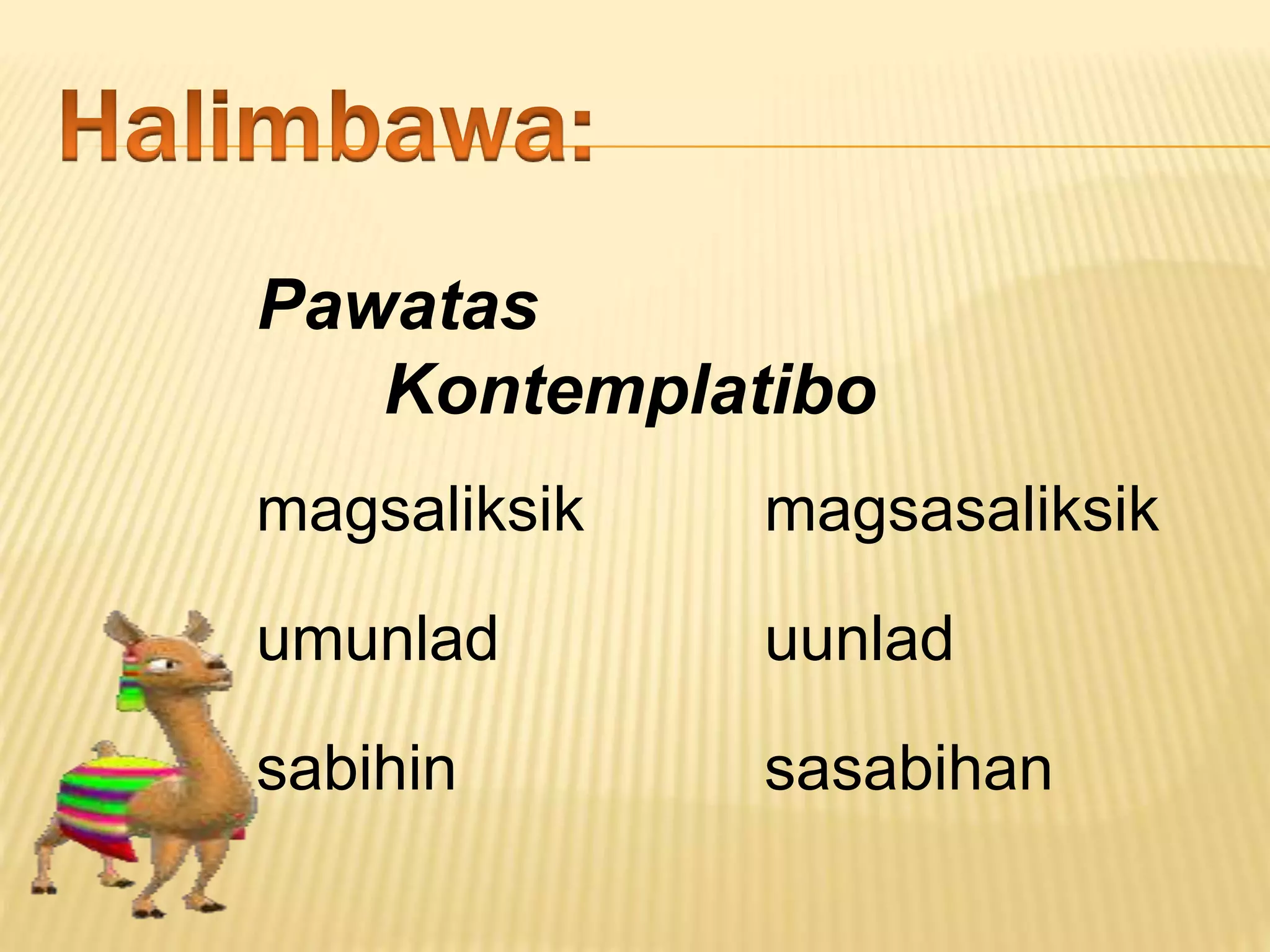 Aspekto ng Pandiwa | PPTX