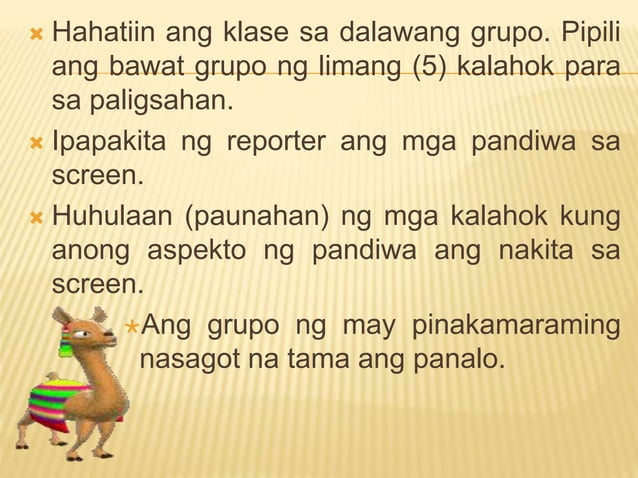 Aspekto ng Pandiwa | PPTX