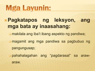 Aspekto ng Pandiwa | PPTX
