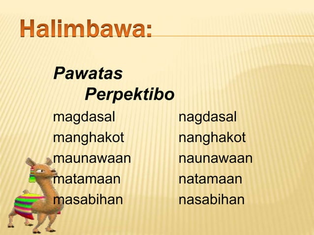 Aspekto ng Pandiwa | PPTX