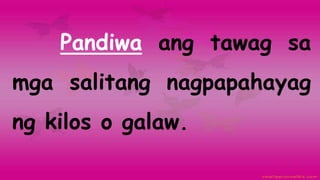 Pandiwa | PPTX