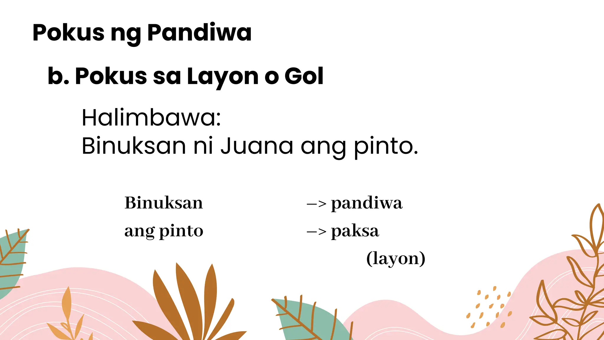 Pandiwa: Pokus ng Pandiwa, Kaganapan ng Pandiwa | PPTX