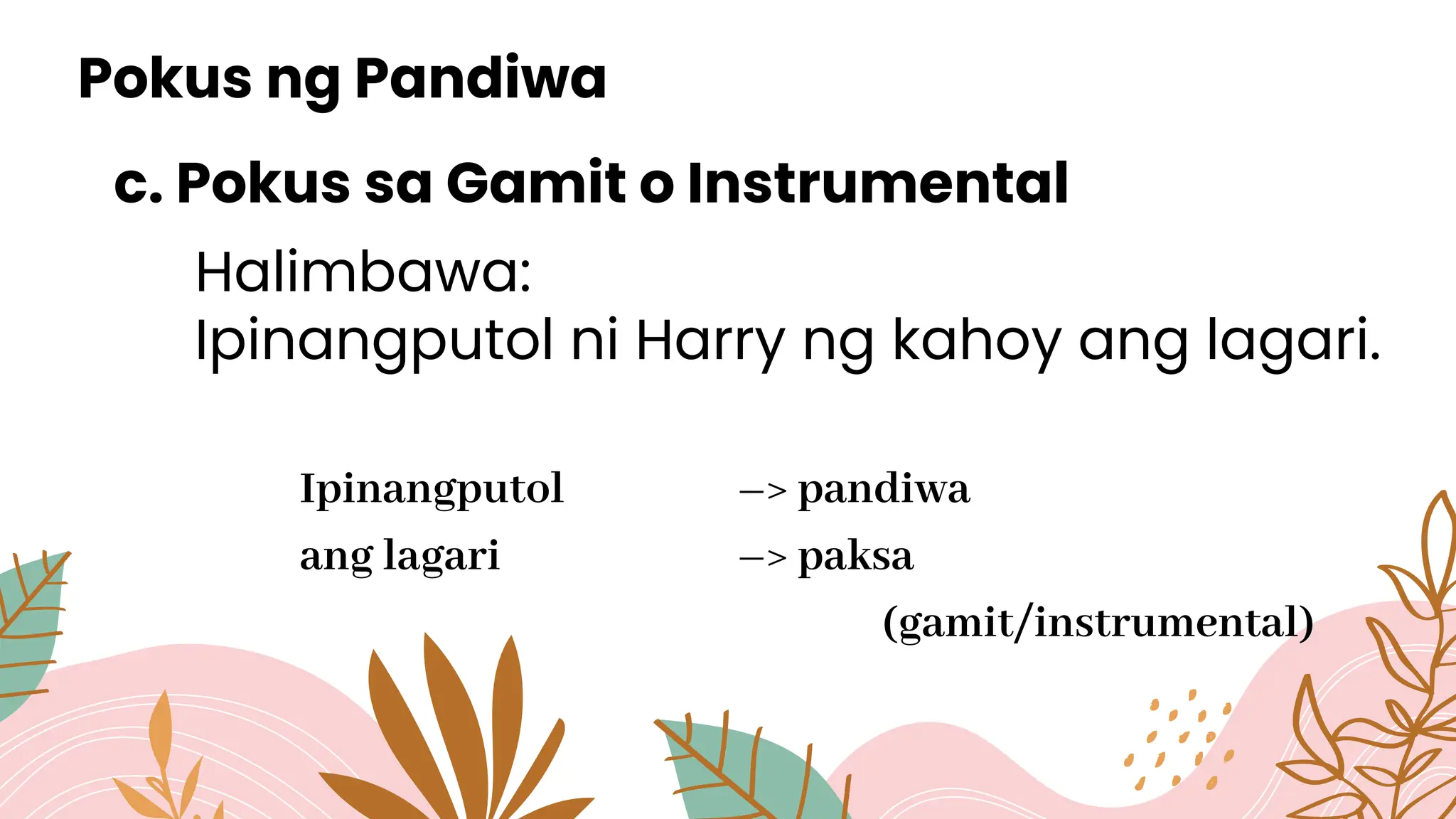 Pandiwa: Pokus ng Pandiwa, Kaganapan ng Pandiwa | PPTX