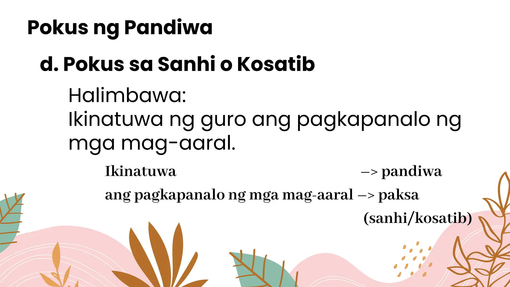 Pandiwa: Pokus ng Pandiwa, Kaganapan ng Pandiwa | PPTX