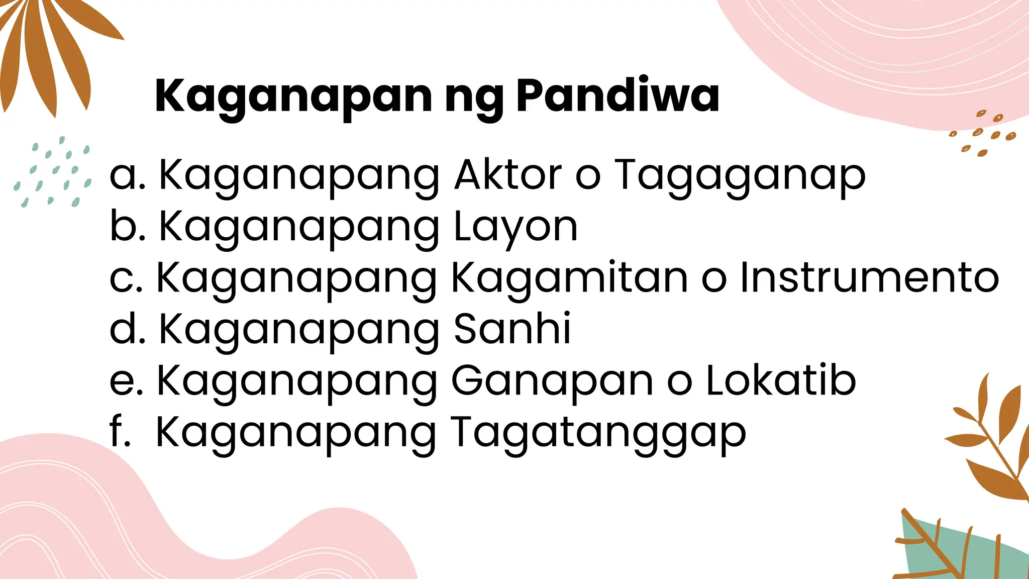 Pandiwa: Pokus ng Pandiwa, Kaganapan ng Pandiwa | PPTX