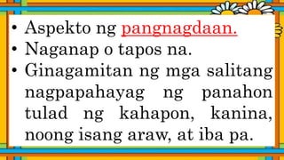 Pandiwa. mga uri at kahulugan basahin pptx | PPTX