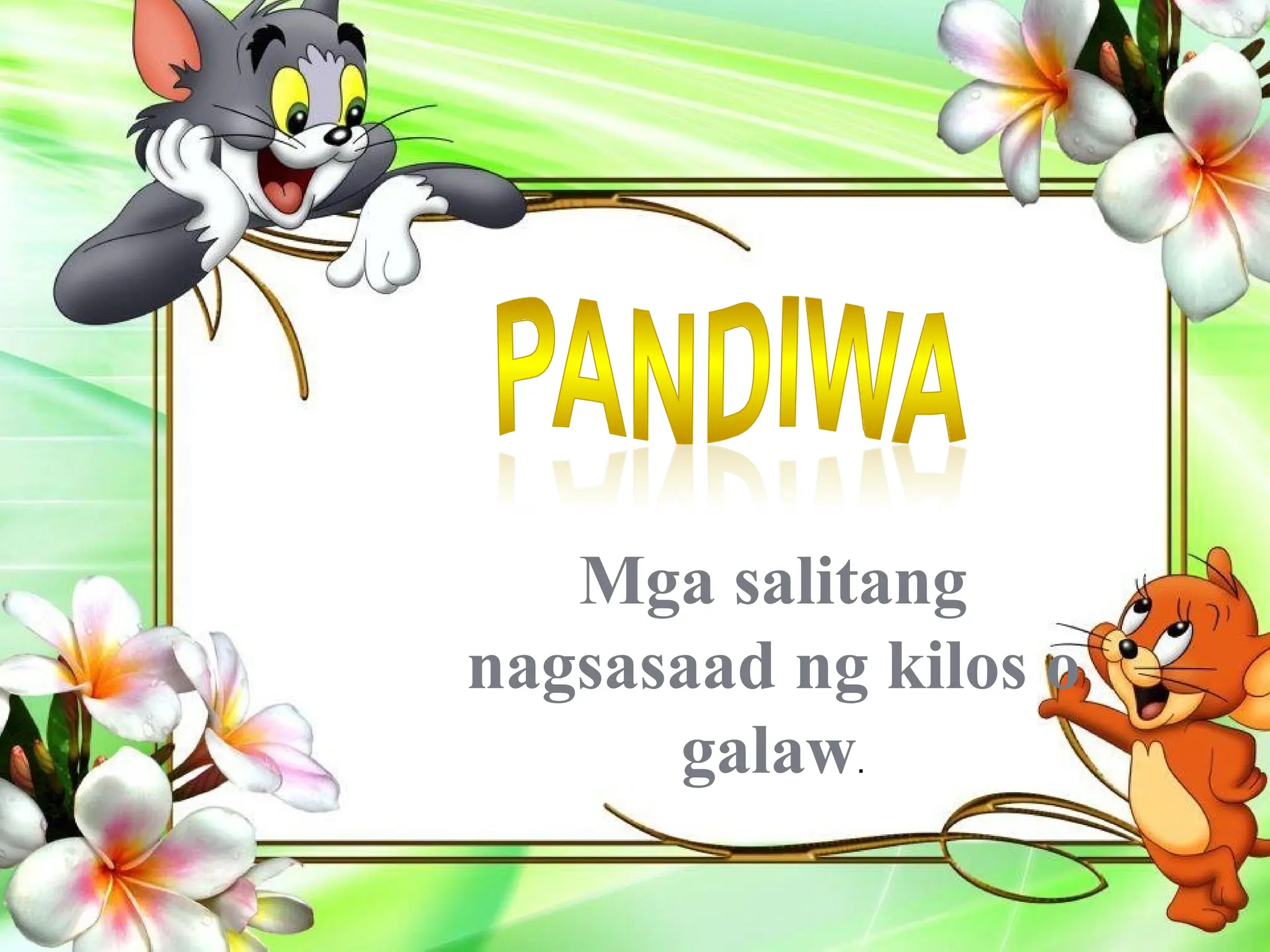 powerpoint filipino pandiwa grade three 2020 | PPTX