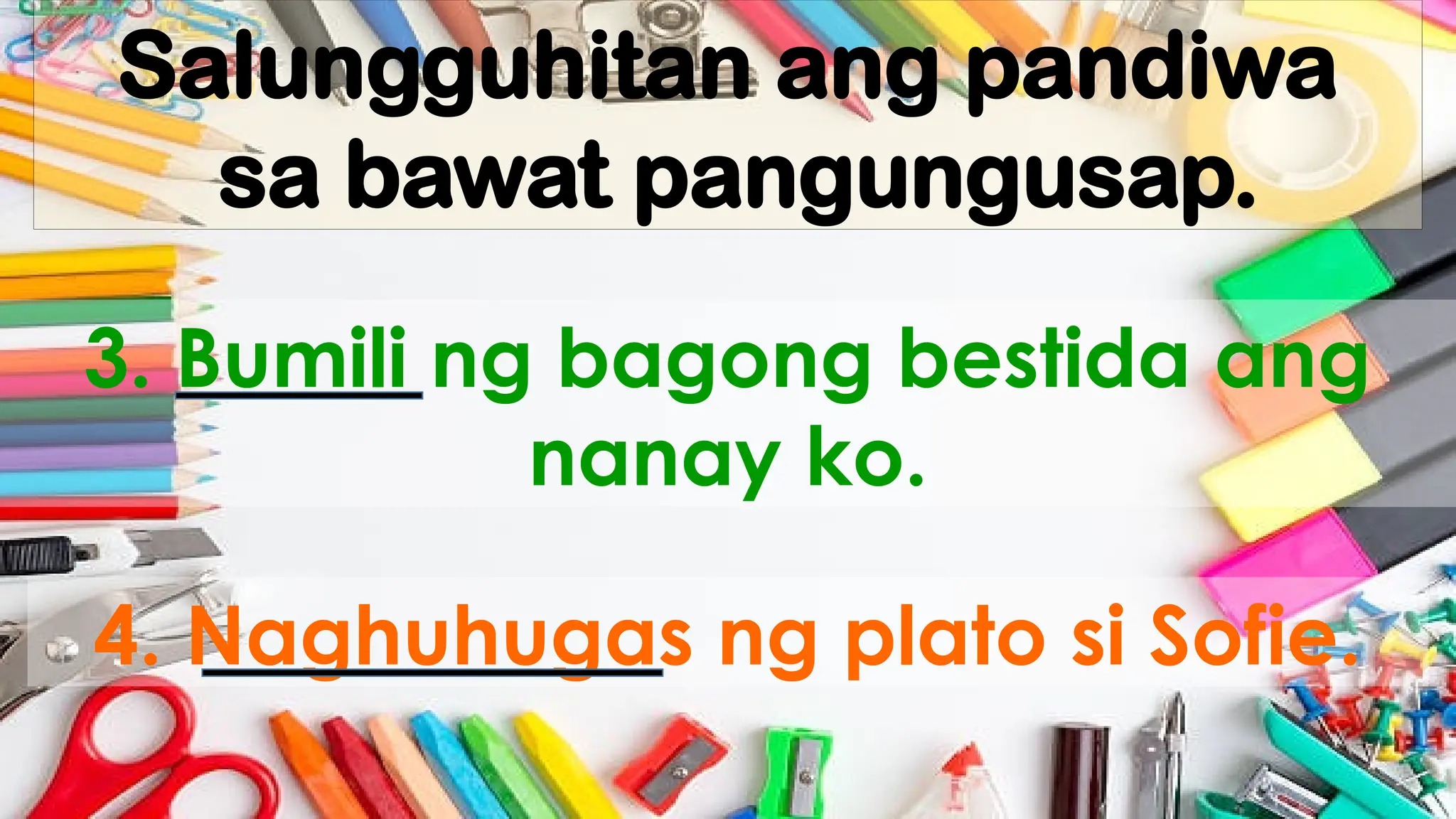 pandiwa, filipino.pptx Salitang Kilos o Galaw | PPTX
