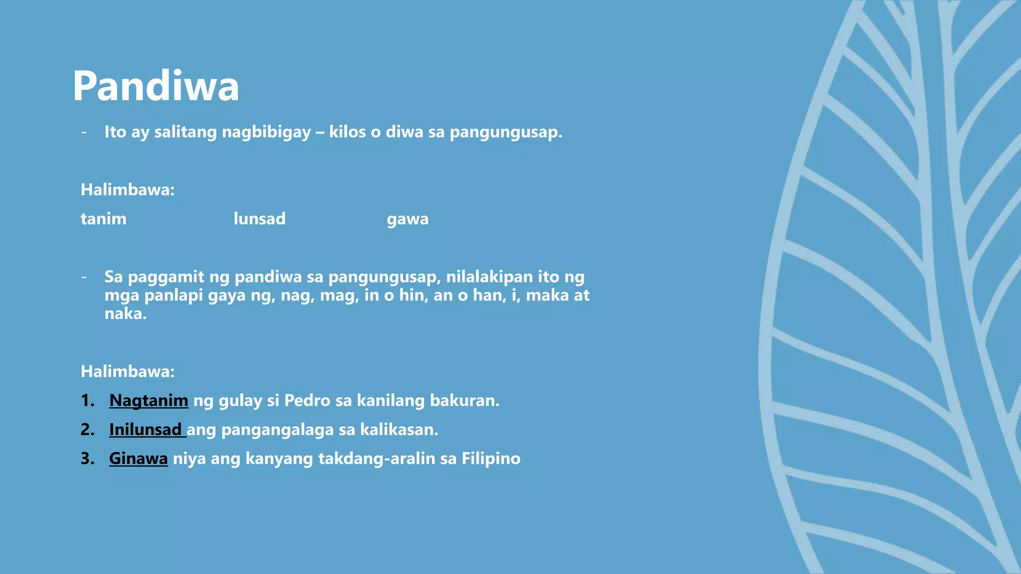 Pandiwa grade 6 | PPTX