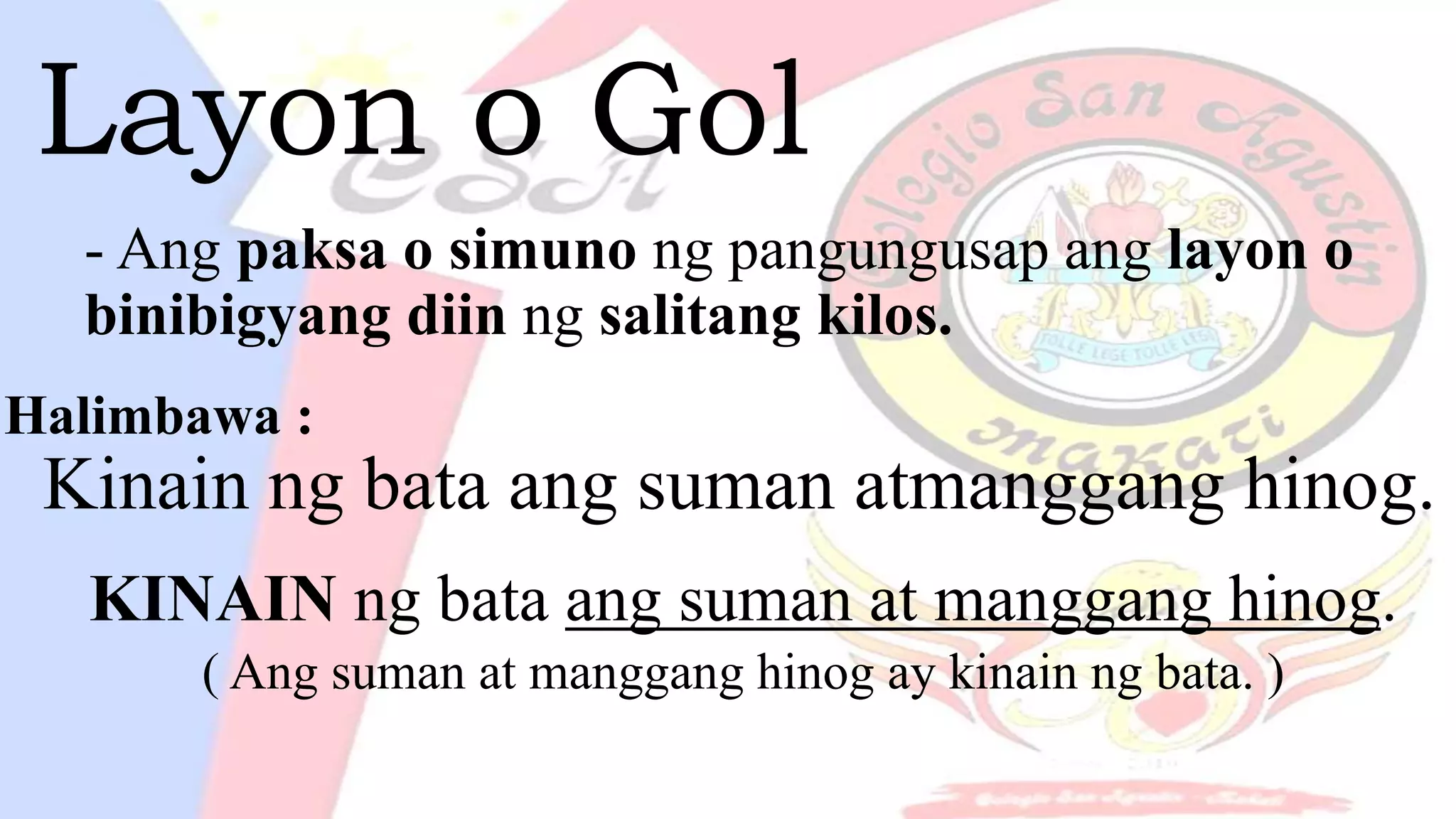 Pandiwa (kahulugan, uri, aspekto at pokus) | PPTX