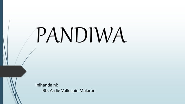 Pandiwa at Aspekto ng Pandiwa | PPTX