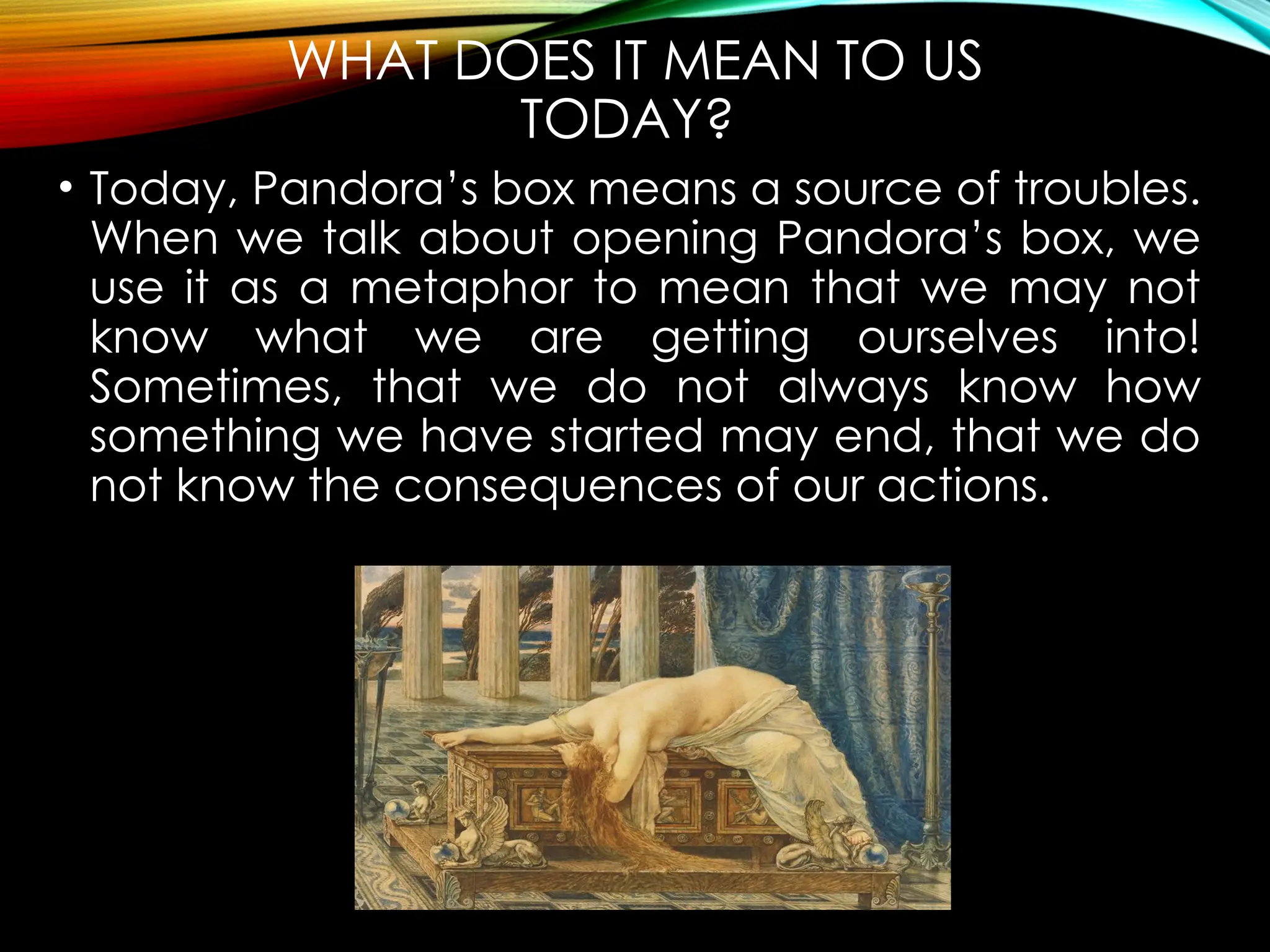 PANDORAS BOX QUESTIONS AND EXERCISES FOR G10 | PPTX