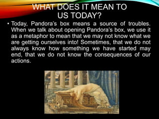 Pandora's Box | PPTX