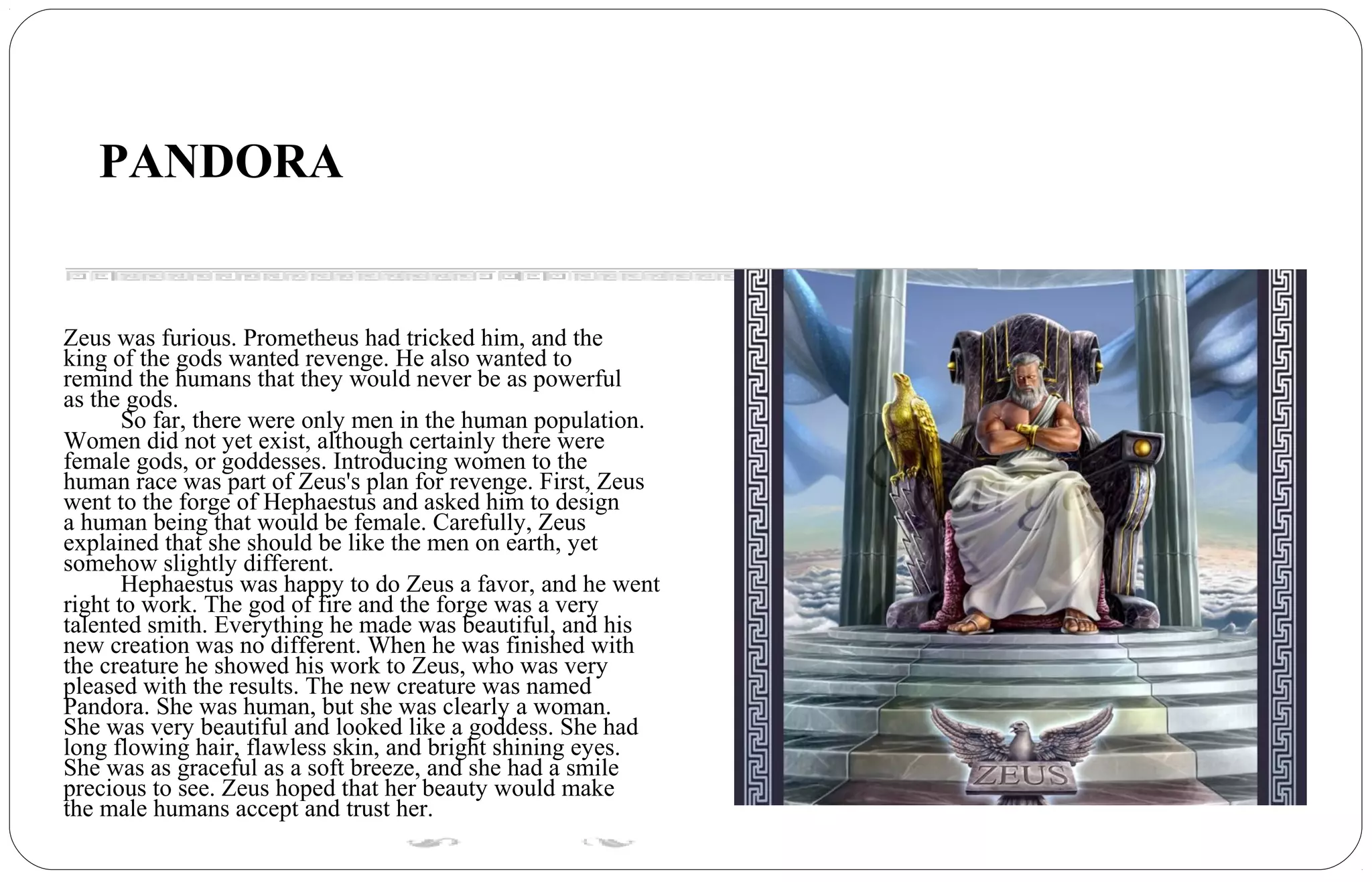Pandora box greek mythology pgp | PPT