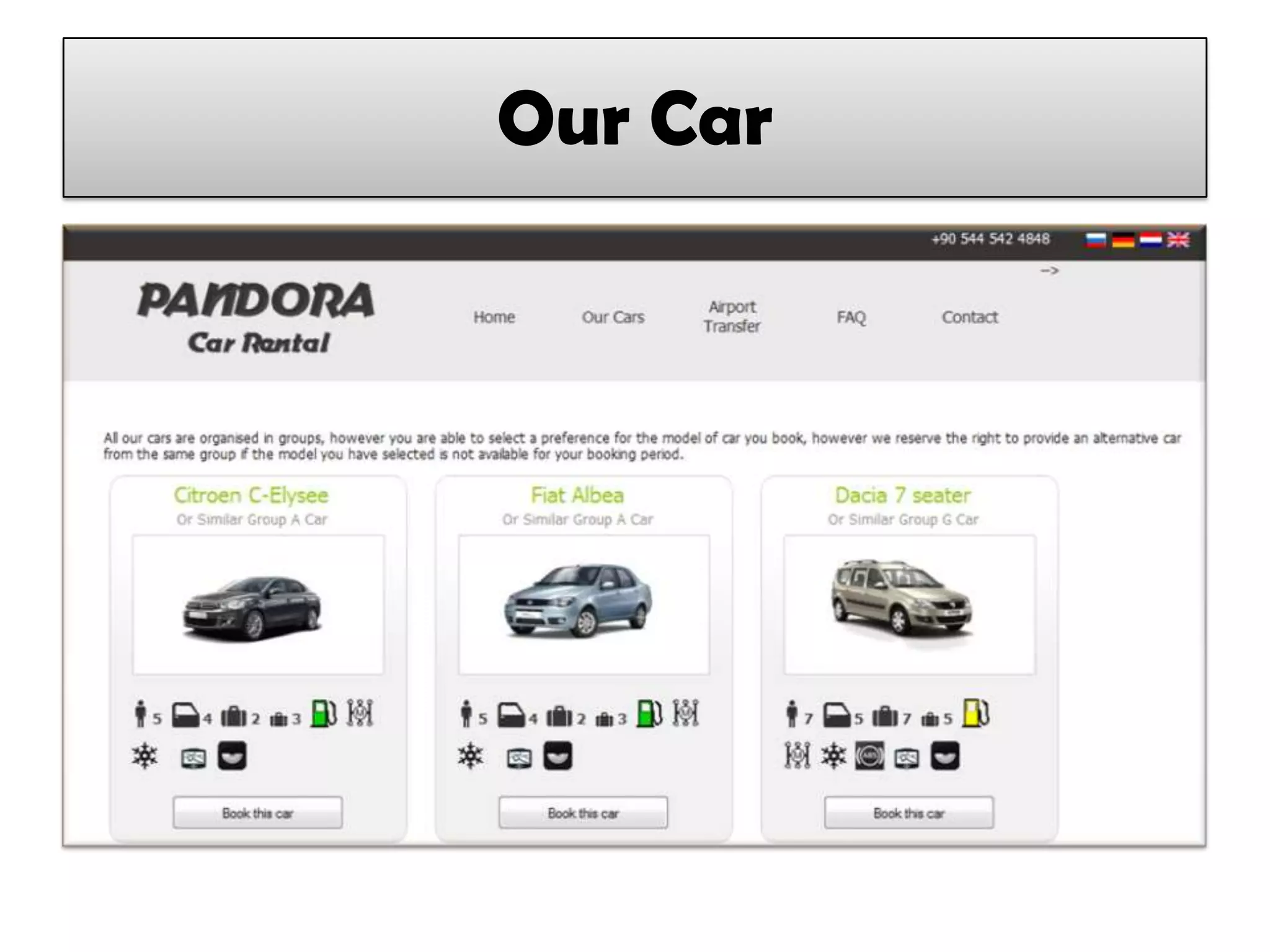 Pandora car rental | PPTX