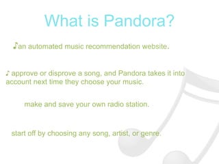 Pandora final | PPTX