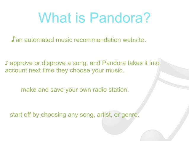 Pandora final | PPTX