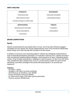 Pandora Final Campaign | PDF