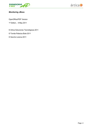 Pandora FMS: Jboss monitoring | PDF