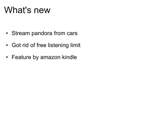 Pandora presentation | PPT