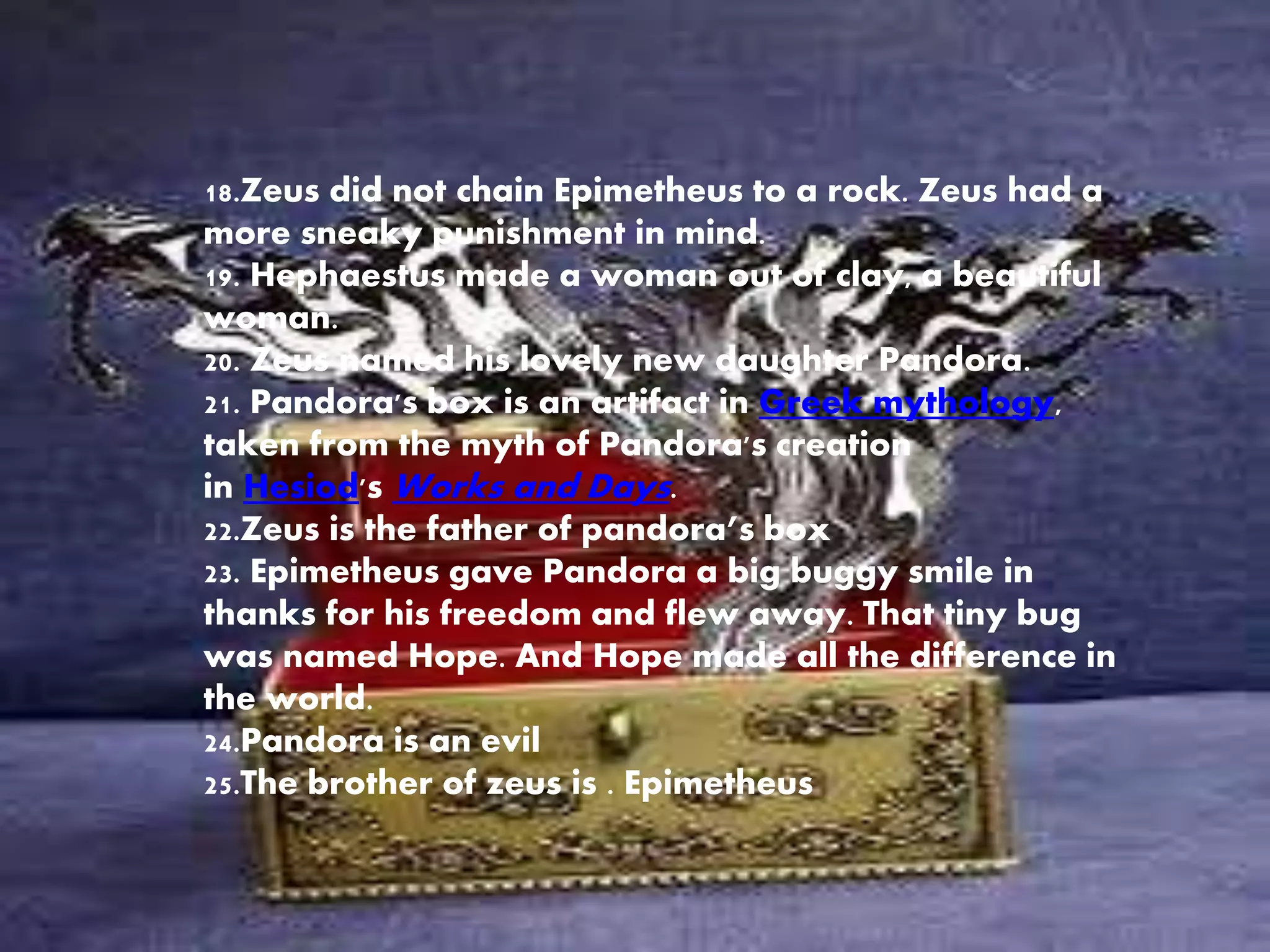 Pandora's box | PPTX