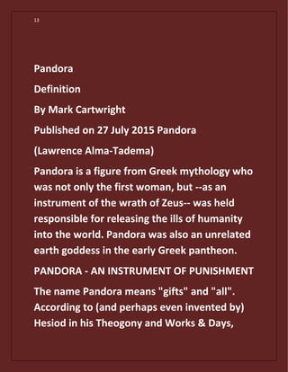 Pandora | PDF