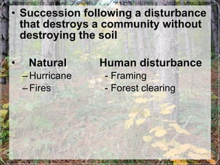 Ecological Successions | PPT