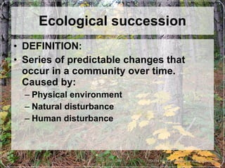 Ecological Successions | PPT