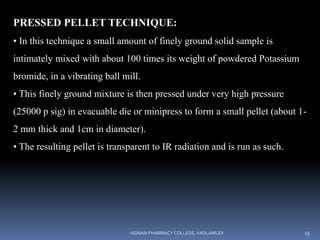 Sampling techniques of Infrared Spectroscopy | PPTX