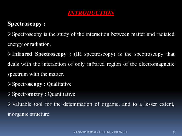 Sampling techniques of Infrared Spectroscopy | PPTX