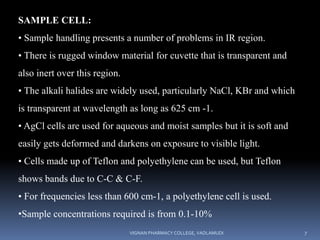 Sampling techniques of Infrared Spectroscopy | PPTX