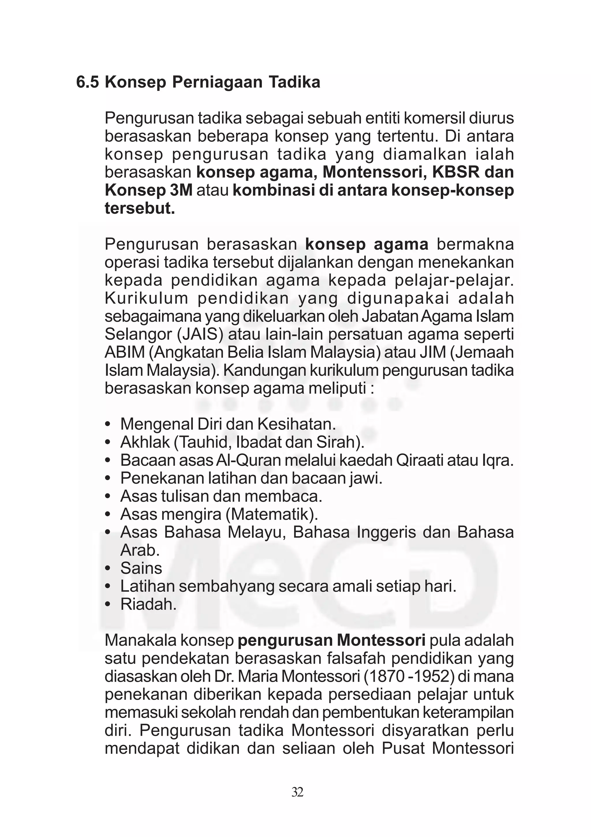 Panduan.penubuhan.tadika | PDF