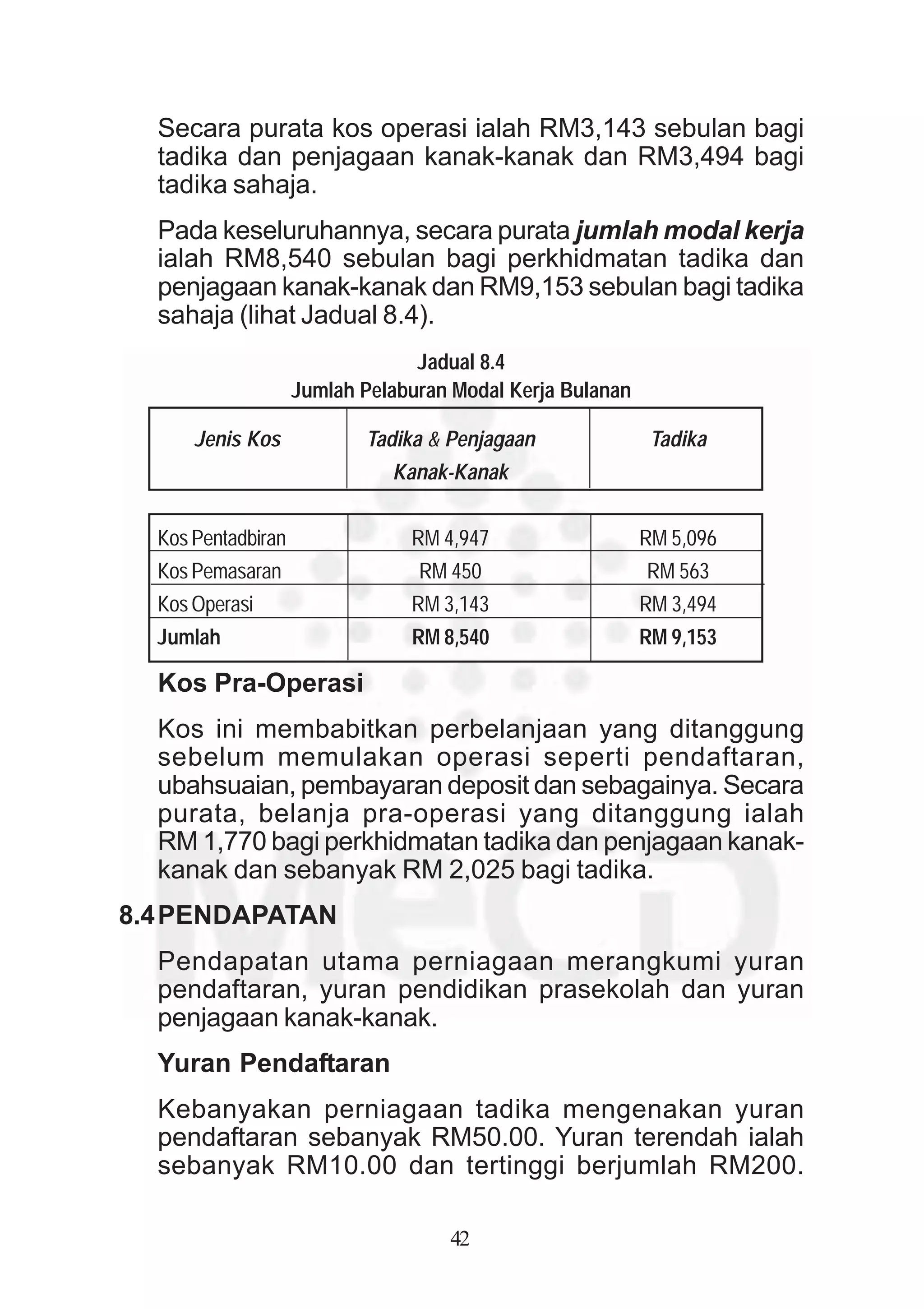 Panduan.penubuhan.tadika | PDF