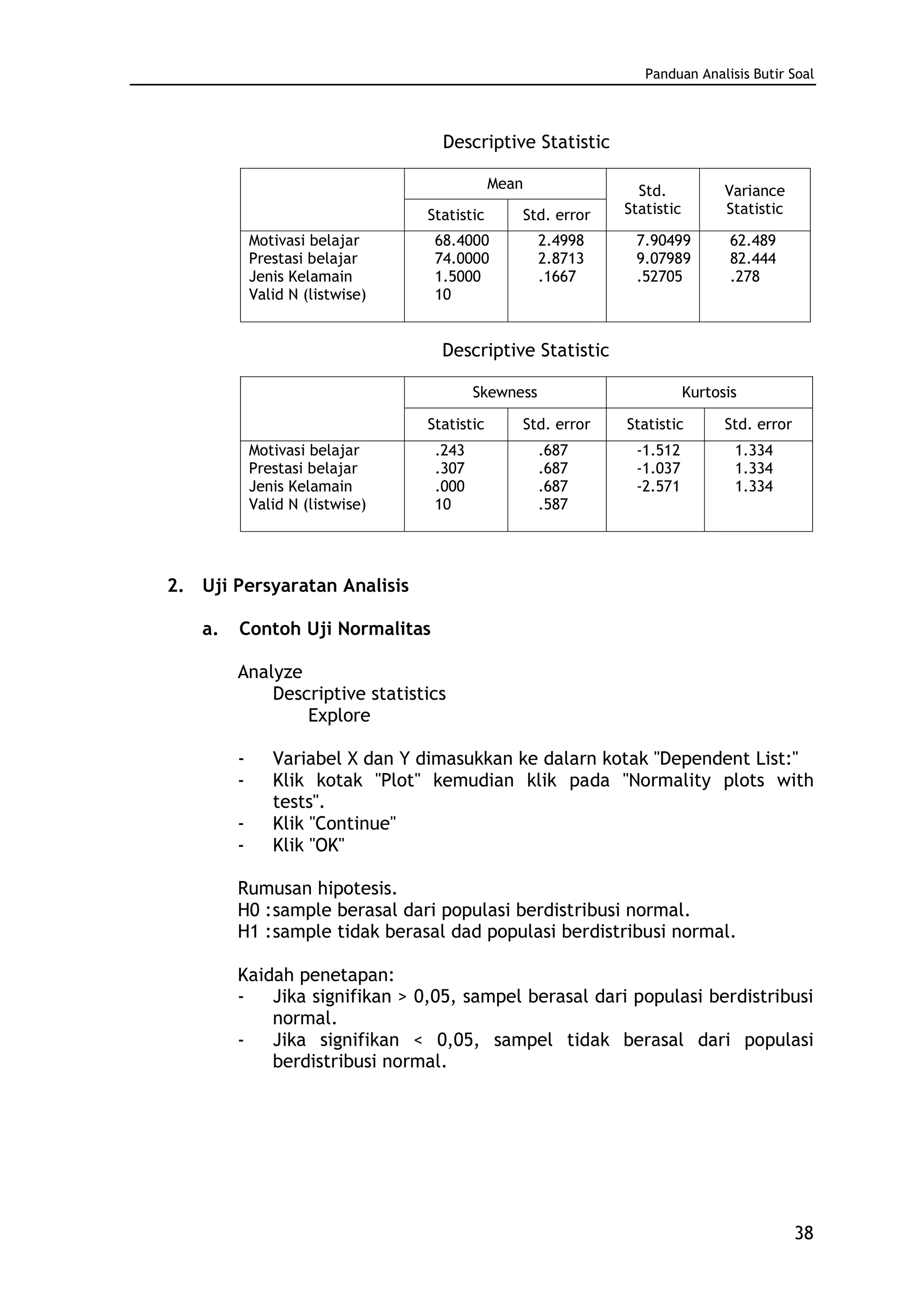 Panduan analisis-butir-soal | PDF