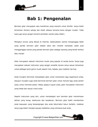Panduan asas-bermain-gitar | PDF