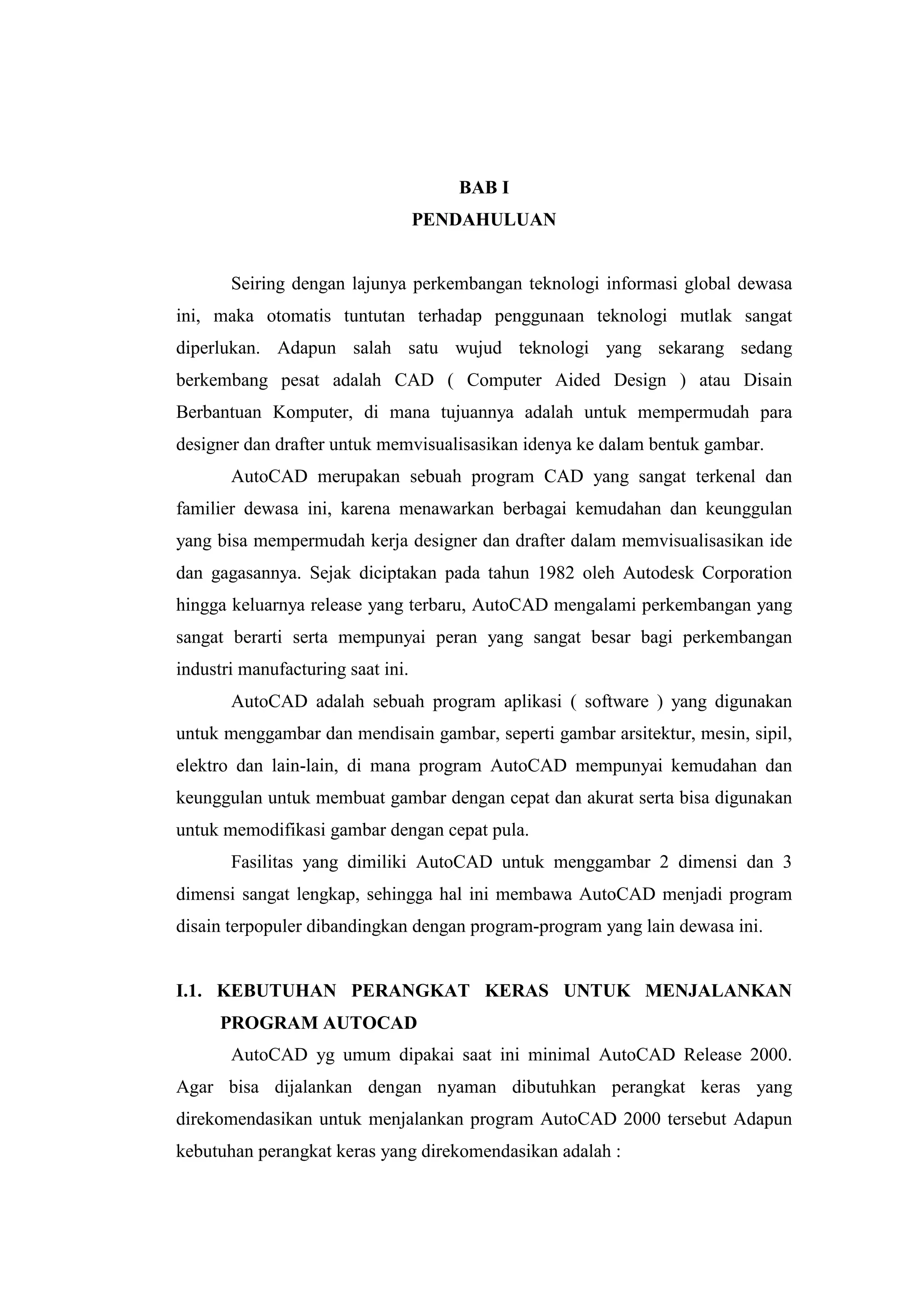 Panduan dasar-autocad-2007 | PDF