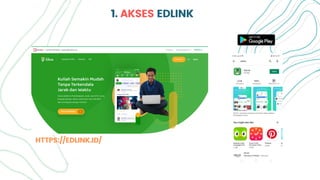 PANDUAN EDLINK Perguruan Tinggi dan Mahasiswa | PDF