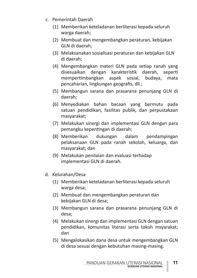 GERAKAN LITERASI NASIONAL(GLN) | PDF