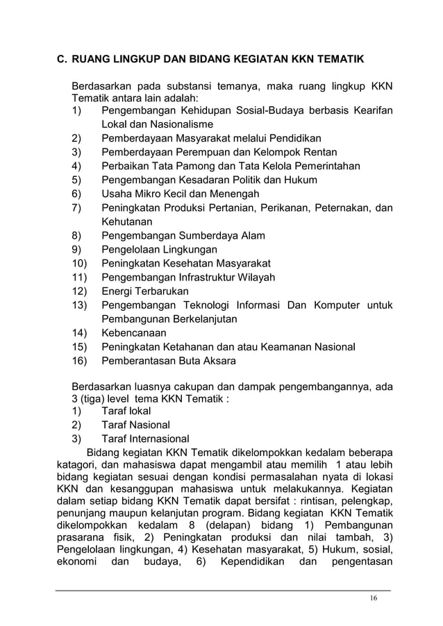 Panduan kkn-tematik-unram | PDF