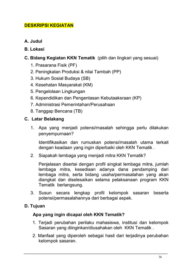Panduan kkn-tematik-unram | PDF