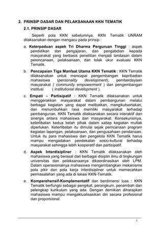 Panduan kkn-tematik-unram | PDF