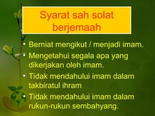 Panduan Lengkap Solat Jemaah Untuk Muslim | PPT