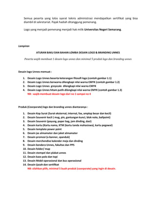 Panduan logo-branding-unnes-2015 | PDF