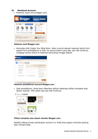 Panduan membuat-blog | PDF