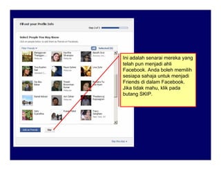 Panduan Mendaftar Akaun Facebook | PDF