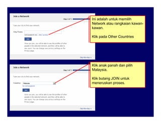 Panduan Mendaftar Akaun Facebook | PDF