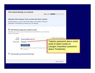 Panduan Mendaftar Akaun Facebook | PDF